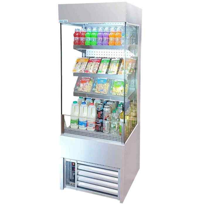 Frost-Tech Low-Height Slim Tiered Displays 0.6 m – 1.2 m – compact chi ...